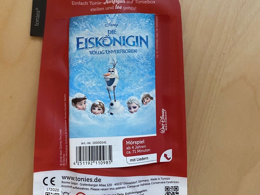 Toni Figur, die Eiskönigin, neu und original verpackt (Neu und originalverpackt) in Malans GR ...