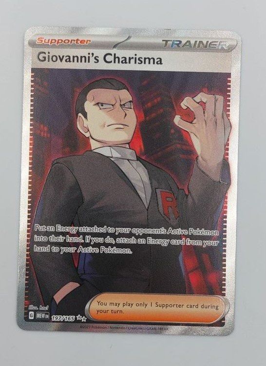 Giovanni's Charisma (197/165 Set MEW 151) NM / ENG | Kaufen auf Ricardo