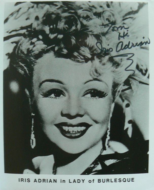 Iris Adrian (1912-1994) Schauspielerin - Autogramm (Gebraucht) in ...
