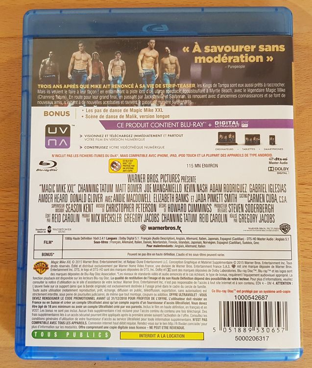 Magic Mike XXL - FR, DE, IT (Neu (gemäss Beschreibung)) in Orges für CHF 6 – mit Lieferung auf ...