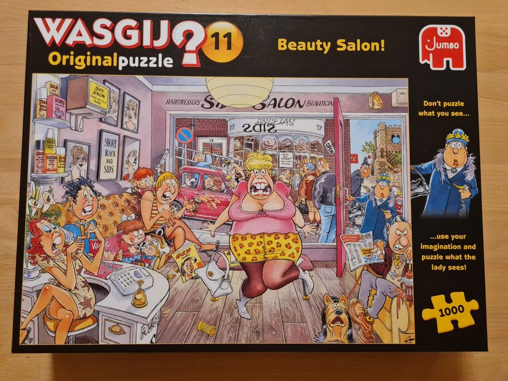 Wasgij Original Puzzle Nr. 11 - Im Schönheitssalon! (Gebraucht) in ...