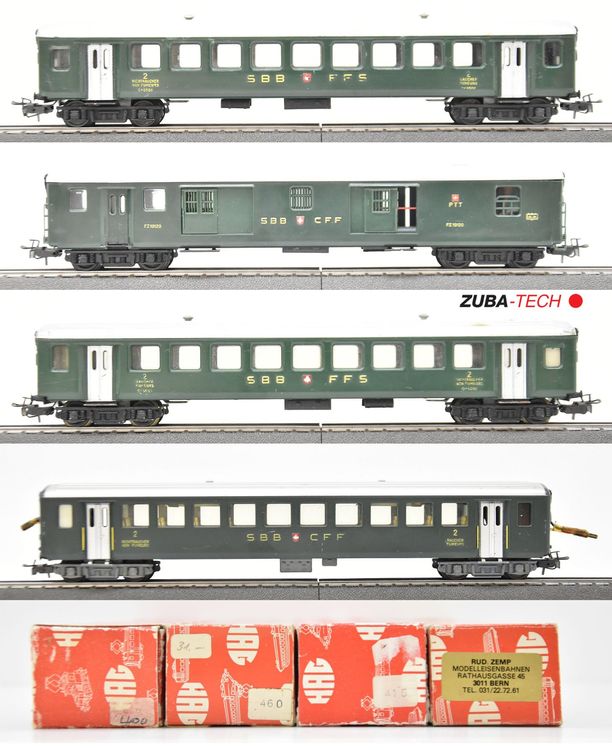 HAG 4x EW I/II Personenwagen der SBB H0 WS mit OVP (Gebraucht) in St. Gallen für CHF 62 – mit ...