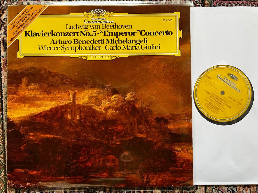 Beethoven - "Emperor" Arturo Benedetti Michelangeli LP 🛀 (Gebraucht) in Unterseen für CHF 13.9 ...