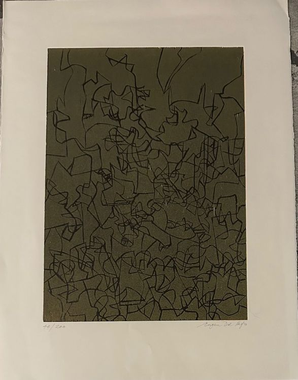 EUGEN DEL NEGRO HOLZSCHNITT SIGNIERT NUMMERIERT (Gebraucht) in Gersau für CHF 45 – mit Lieferung ...