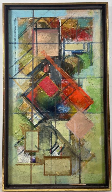 Hans Rudolf Schiess (1904-1978) grosses Gemälde (Gebraucht) in Root für ...