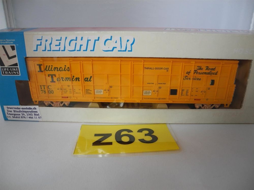 Life Like Freight Car #7800, Nr. z63 (Neu und originalverpackt) in ...
