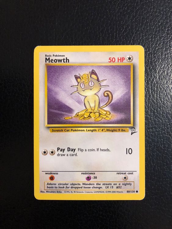 Base Set 2 Meowth 80/130 Ab 1 | Kaufen auf Ricardo