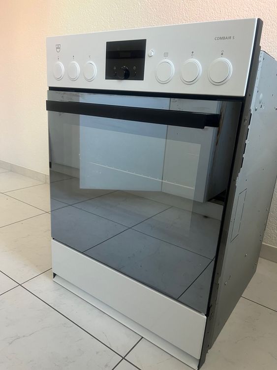 V-ZUG COMBAIR S EC-S4 Weiss Herd mit Herdplatte CH Norm 55 (Gebraucht ...