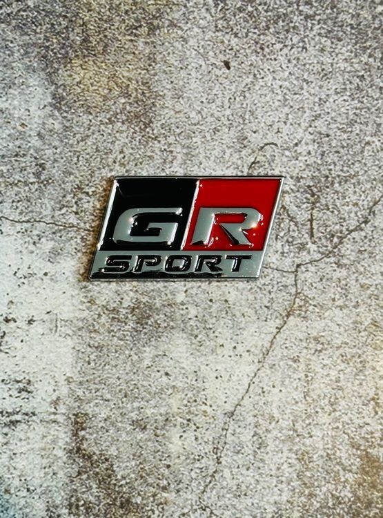 Toyota GR Emblem Schriftzug Logo aus Metall NEU Chrom (Neu und ...