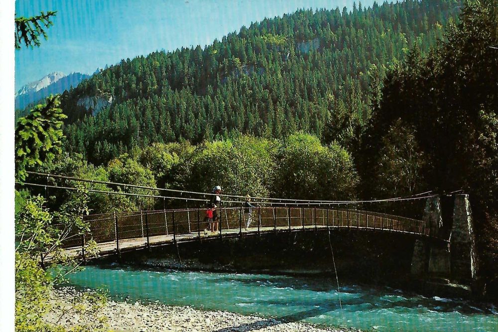 Château-d'Oex Pont Pont Turrian sur la Sarine; Pays d'Enhaut (Gebraucht ...