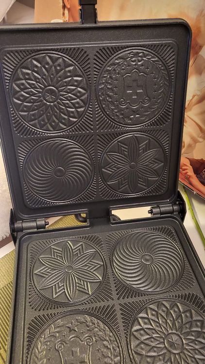 Bräzeleisen,fer à bricelet,Bretzeleisen,Brezeleisen,gaufrier (Gebraucht ...