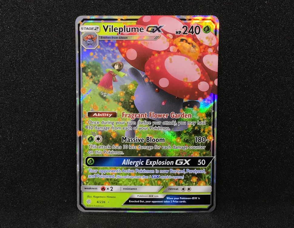 Vileplume GX Full Art - Pokemon-Karte | Kaufen auf Ricardo