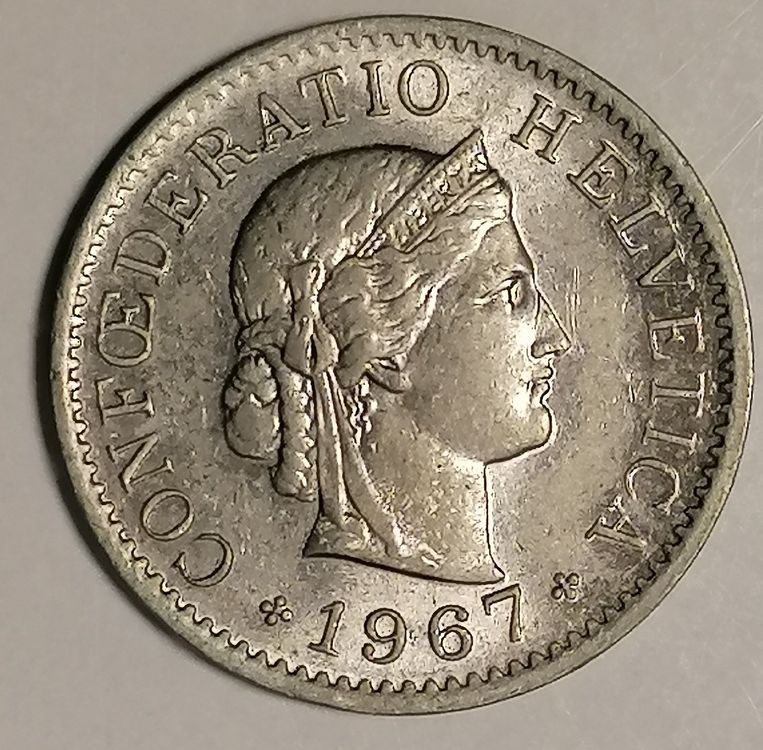 5 Rappen Schweiz 1967 (Gebraucht) in Stalden (Sarnen) für CHF 1 – mit Lieferung auf Ricardo kaufen