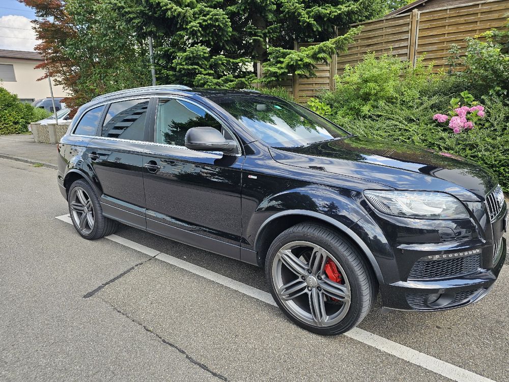 AUDI Q7*3.0 TDI*S-LINE*7 PLATZER*SPORT-auspuff*Frish ab MFK! (Gebraucht ...