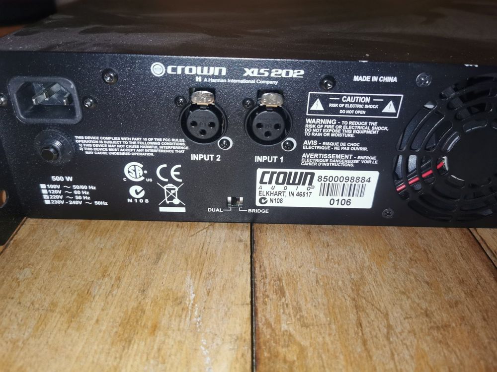 Crown XLS 202 Power Amp (Gebraucht) in Wallisellen für CHF 85 – mit ...