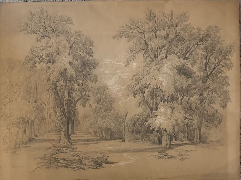 Antike Wald Szene Zeichnung (Gebraucht) in Root für CHF 359 – mit Lieferung auf Ricardo kaufen