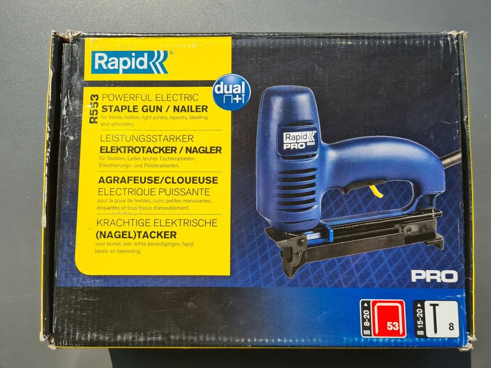 Elektro-Tacker PRO R553 Rapid pro neu (Neu und originalverpackt) in ...