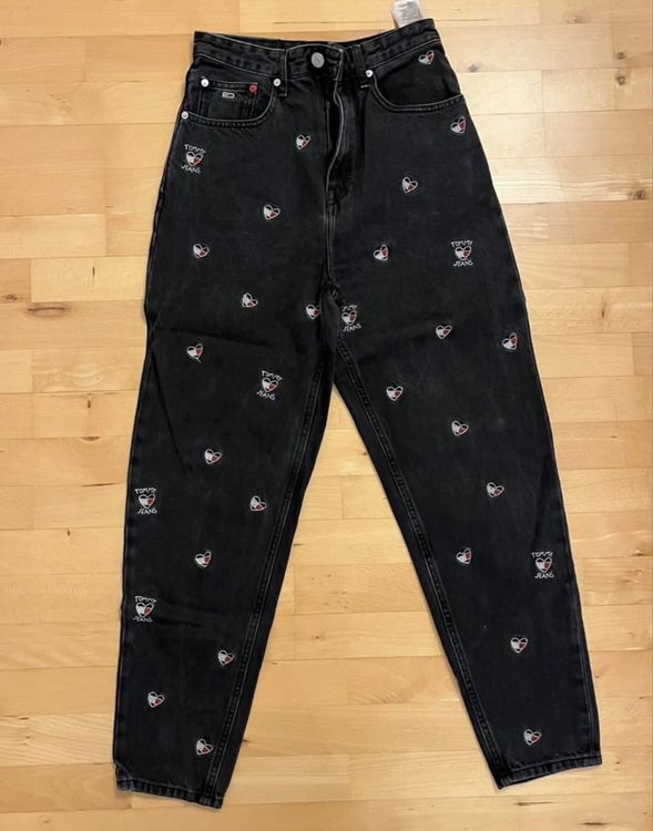 Jeans Tommy Jeans Mom Fit neri, Taglia W27/L32🖤👖 (Usato) a Faido per ...