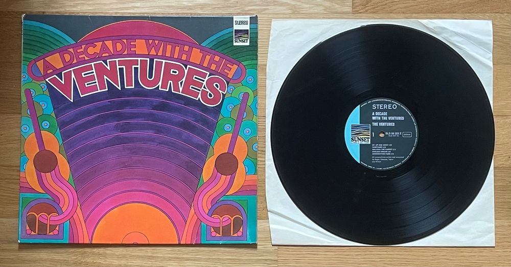 THE VENTURES - A DECADE WITH THE VENTURES -SUNSET SLS 50 223 (Gebraucht ...