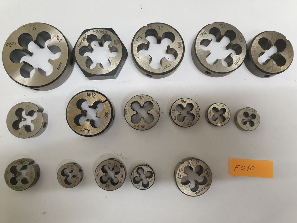 Gewinde Schneideisen ( Filiere ) 16 Stk. (Gebraucht) in Niederdorf für CHF 130 – mit Lieferung ...