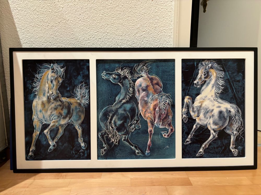 Hans Erni Triptychon der Pferde | Kaufen auf Ricardo
