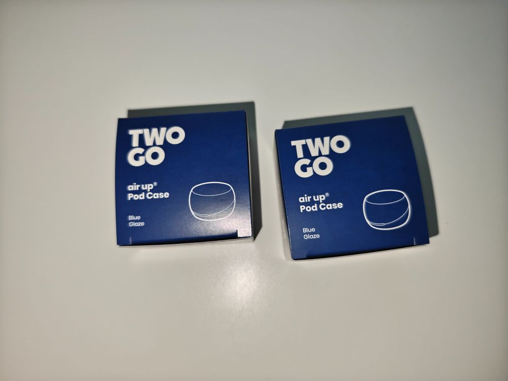 2x Air Up Pod Case - TWO GO - Blue Glaze - Brand New! (Neu und ...