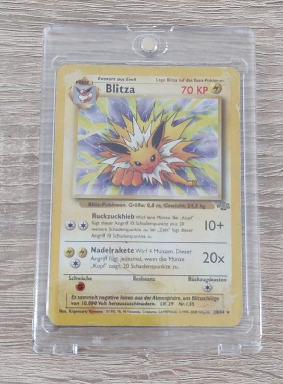 Pokemon 2000 Base Blitza + Magnetic + Ständer | Kaufen auf Ricardo