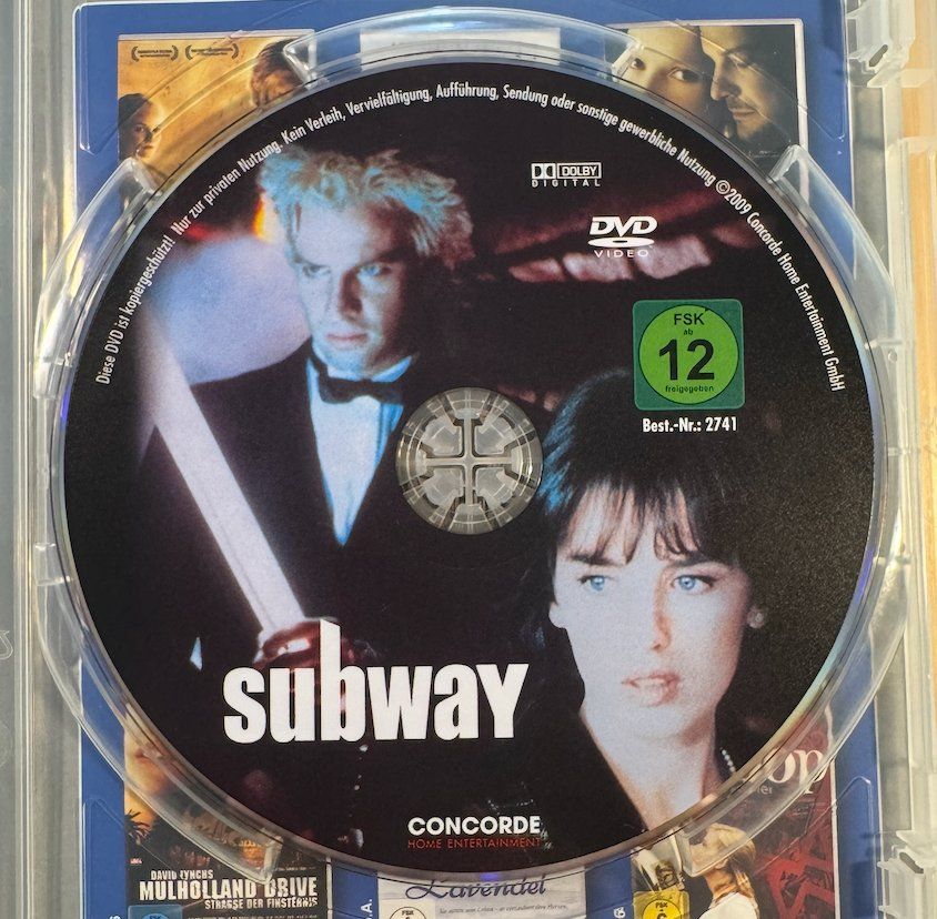 DVD SUBWAY - CHRISTOPHER LAMBERT - ISABELLE ADJANI (Gebraucht) in Wisen ...
