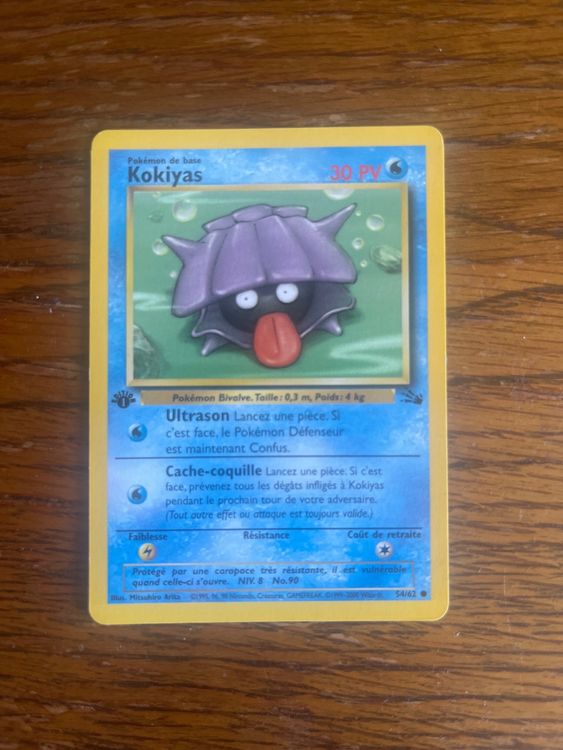 Carte Pokemon Kokiyas édition 1 - FR (Gebraucht) in Vernayaz für CHF 8 – mit Lieferung auf ...