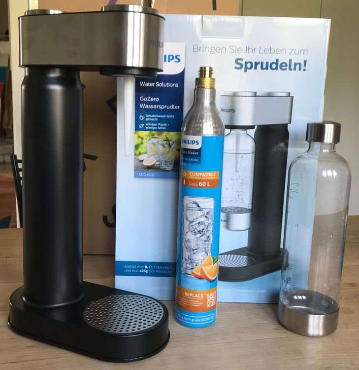 CO2-Wasser-Sprudler Philips Water Solutions GoZero | Kaufen auf Ricardo
