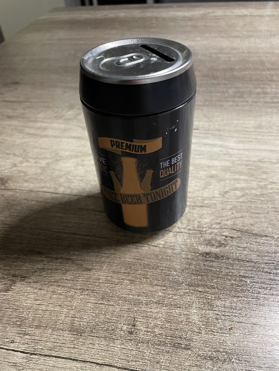 Spardose Kässeli Bierdose (Gebraucht) in Wimmis für CHF 1 – mit ...