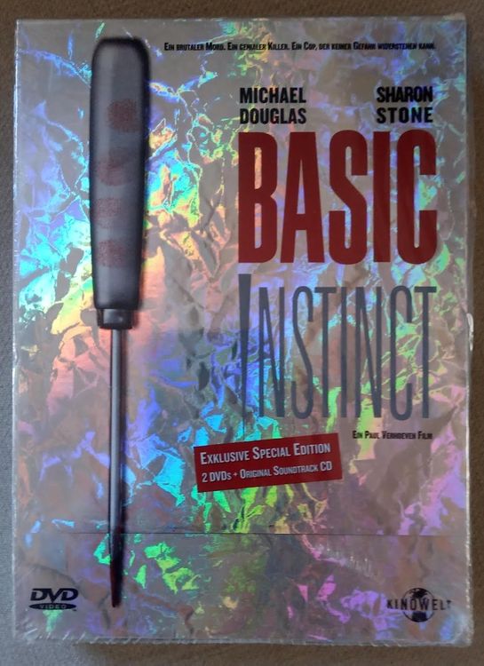 Basic Instinct Special Edition 2 DVD/1CD (Neu und originalverpackt) in ...