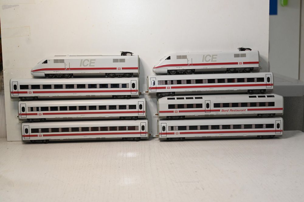 DB ICE Märklin HO/AC 8 teilig ohne OVP , läuft | Kaufen auf Ricardo