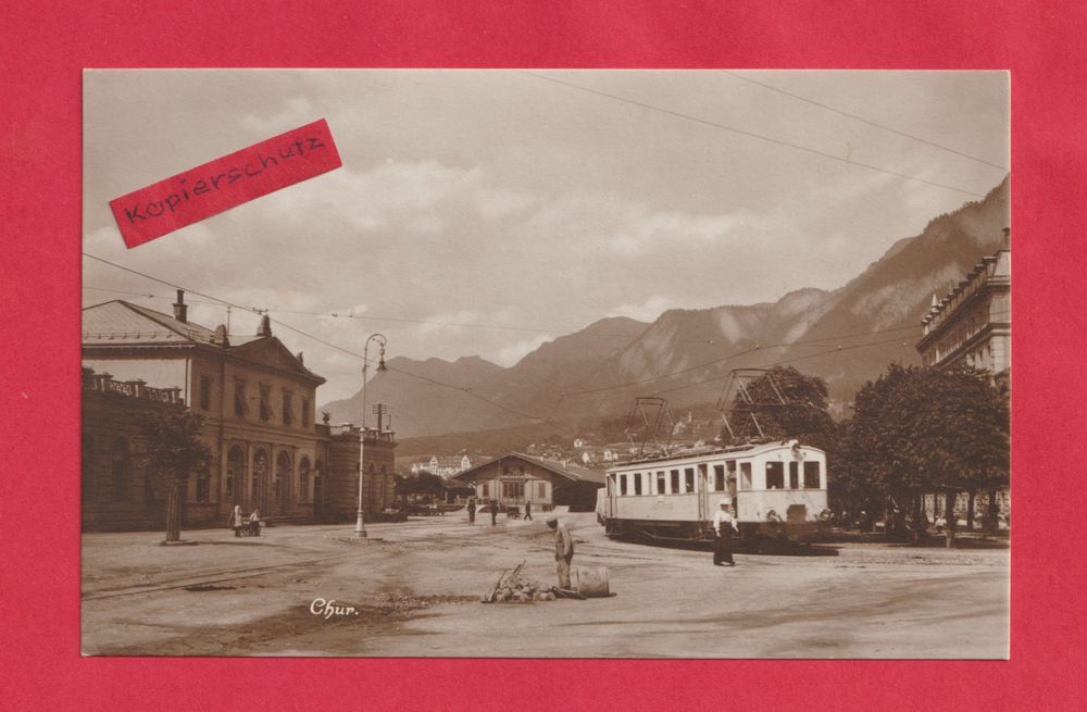 Chur (GR) älteste Stadt der Schweiz mit Strassenbahn (Gebraucht) in ...