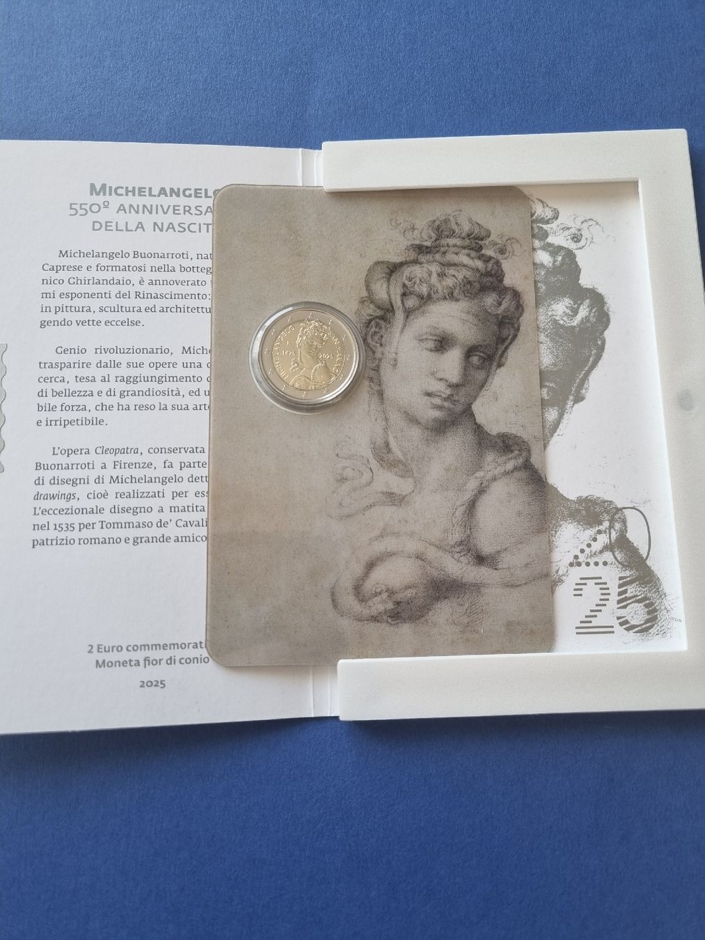 2 Euro San Marino 2025 Michelangelo (Neu und originalverpackt) in ...