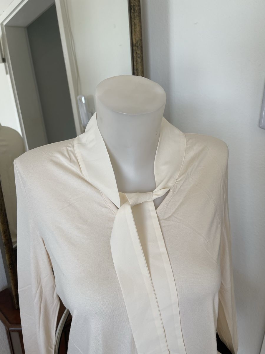 Chemisier crème Esprit L avec noeud, neuf (Neuf (Voir description)) à ...