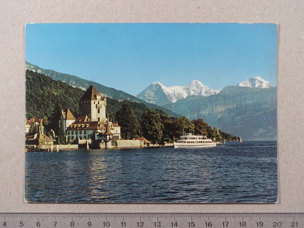 Oberhofen, Thunersee, Schloss, Schiff, 1977 (Gebraucht) in Lenzburg für CHF 2 – mit Lieferung ...