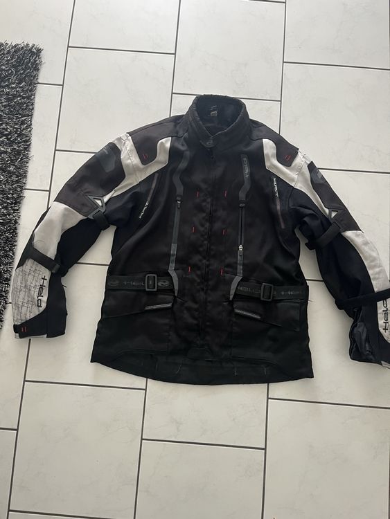 Held Motorcycle Jacket Waterproof XL Black White Grey Red (Neu (gemäss ...