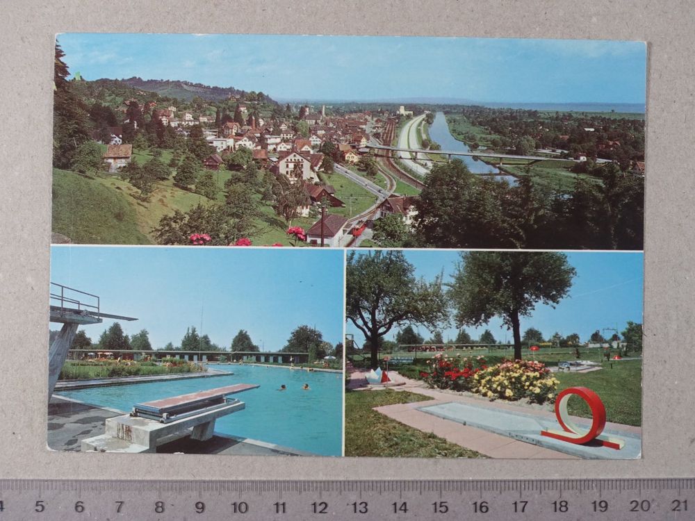 Rheineck SG, 1970, Minigolf, Rhein, Bodensee, Schwimmbad (Gebraucht) in Lenzburg für CHF 3 – mit ...
