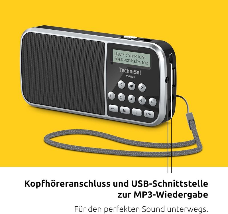 TechniSat VIOLA 3 – portables DAB Digitalradio DAB+ , neu (Neuf avec ...
