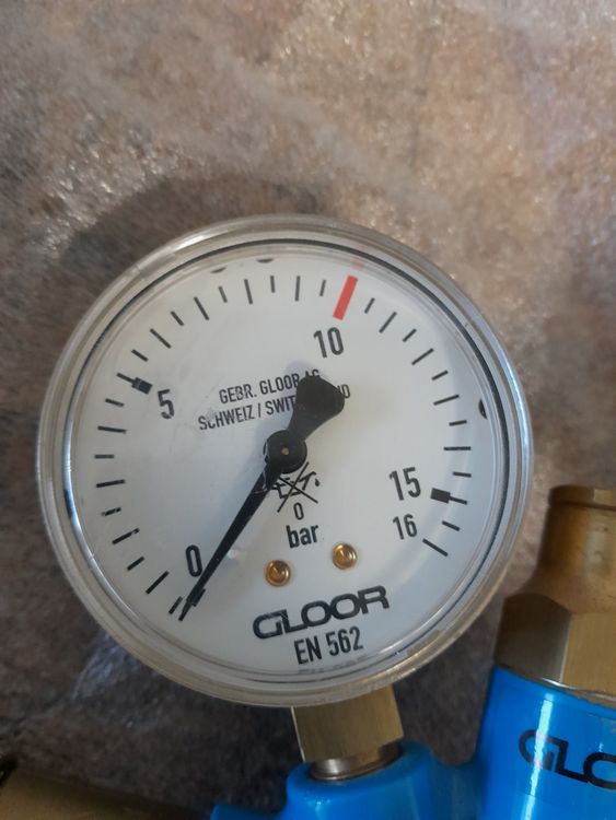 Gloor Druckregler für Sauerstoff und Acetylen (Neu (gemäss Beschreibung ...