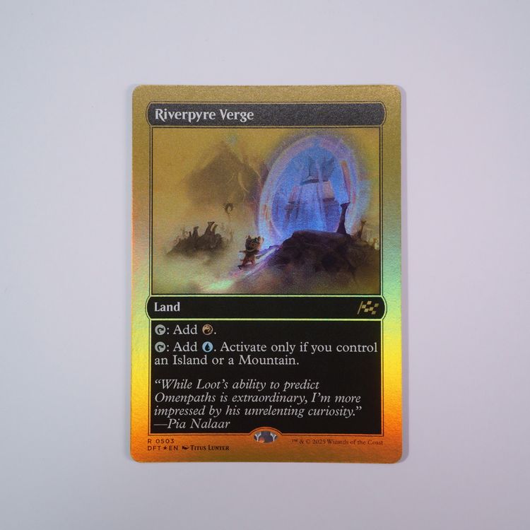 Riverpyre Verge Land: Aetherdrift Extras ENG MINT MTG | Kaufen auf Ricardo