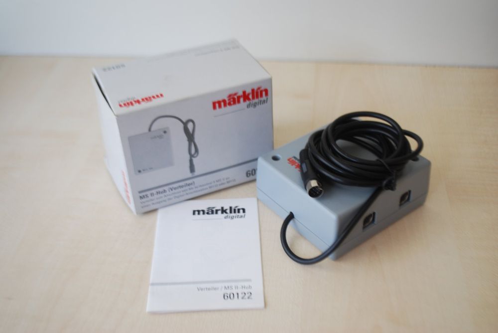 Märklin 60122 MS II Hub Verteiler für 5 MS II (Neu und originalverpackt ...
