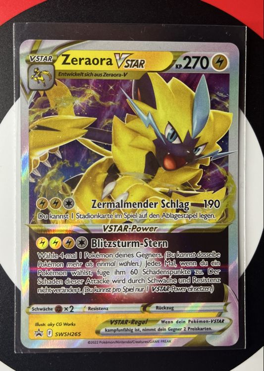 Pokémon - Zeraora VSTAR (SWSH 265) Promo | Kaufen auf Ricardo