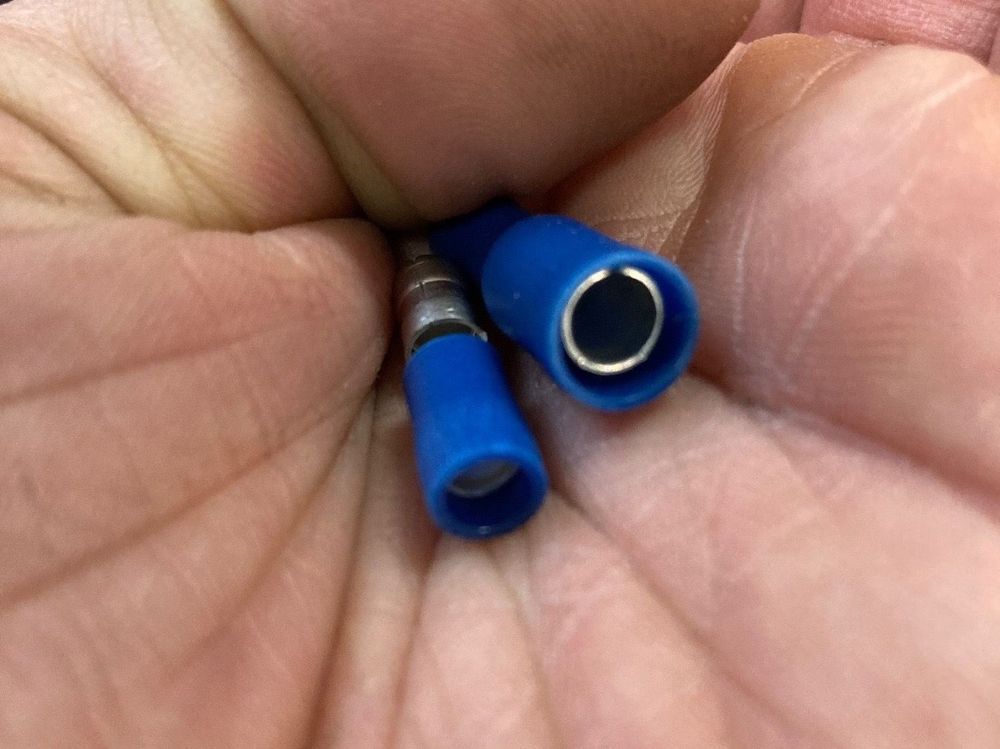 Kabelschuh Rundstecker Isoliert Blau (Neu und originalverpackt) in Boll ...