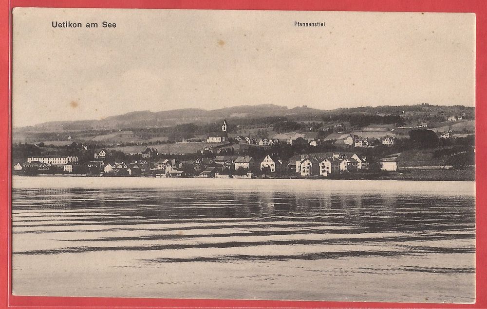 Uetikon am See mit Pfannenstiel - ca. 1915 (Gebraucht) in Fislisbach für CHF 6 – mit Lieferung ...