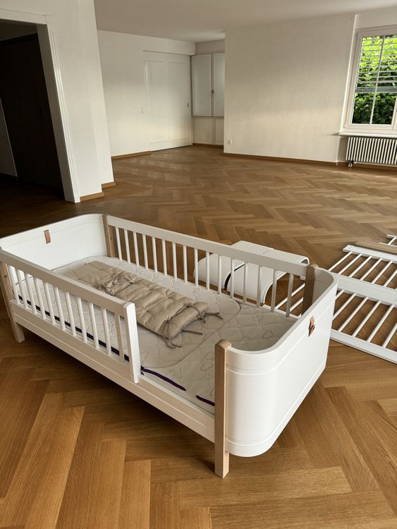Oliver Furniture mini + baby bed incl. mattress and conver (Gebraucht ...