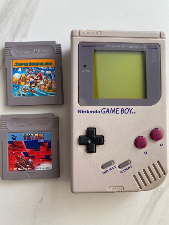 Nintendo Gameboy + Super Mario Land & Tetris geschenkt (Gebraucht) in ...