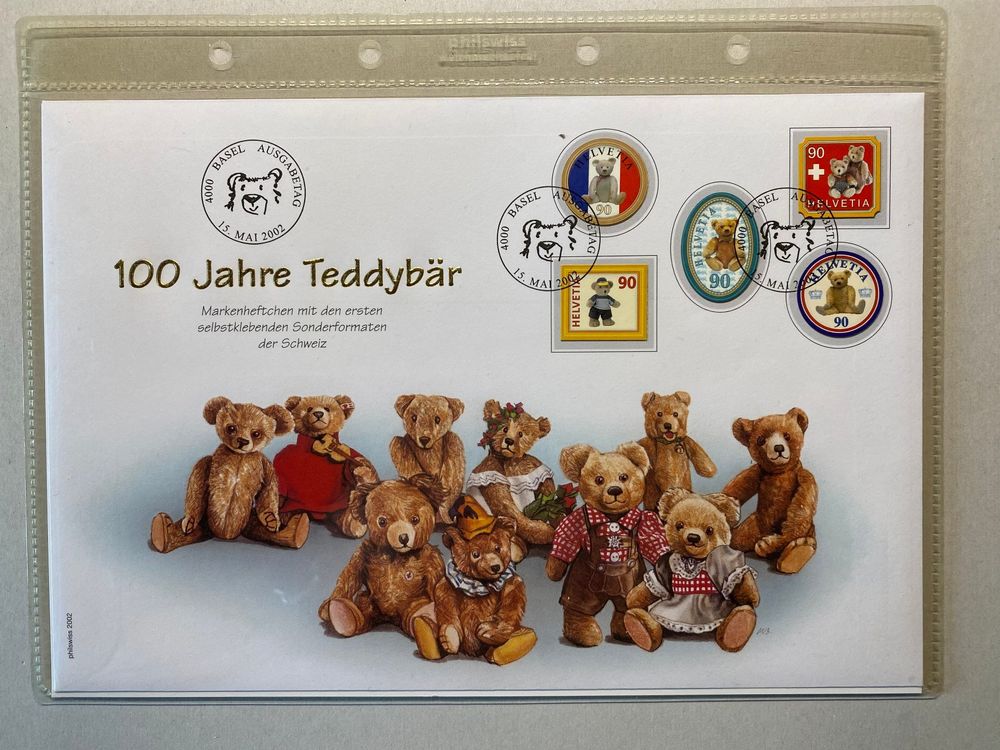 FDC Grossbrief 100 Jahre Teddybär aus MH 2002 ET (Neu (gemäss ...