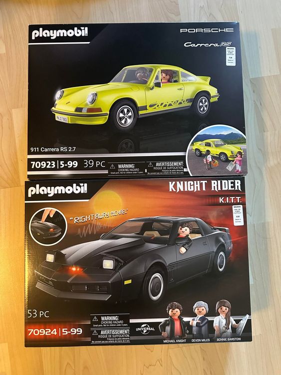 2 Playmobil Sets: Porsche 911 und Knight Rider | Kaufen auf Ricardo